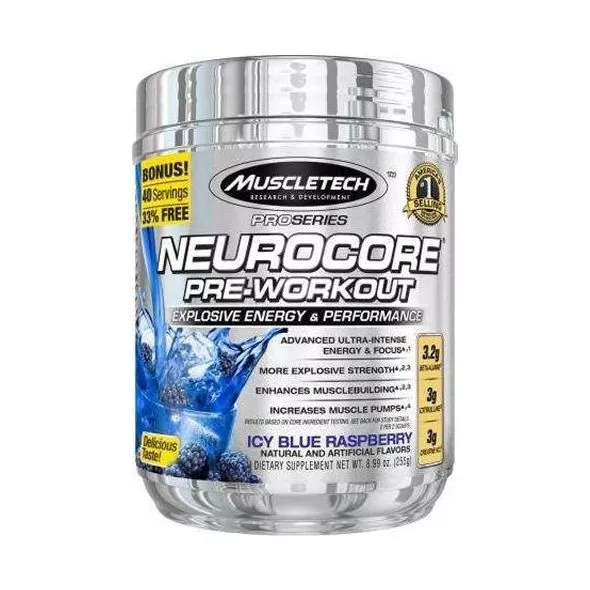 MUSCLETECH NEURO CORE PRE WORKOUT 50 SERVICIOS